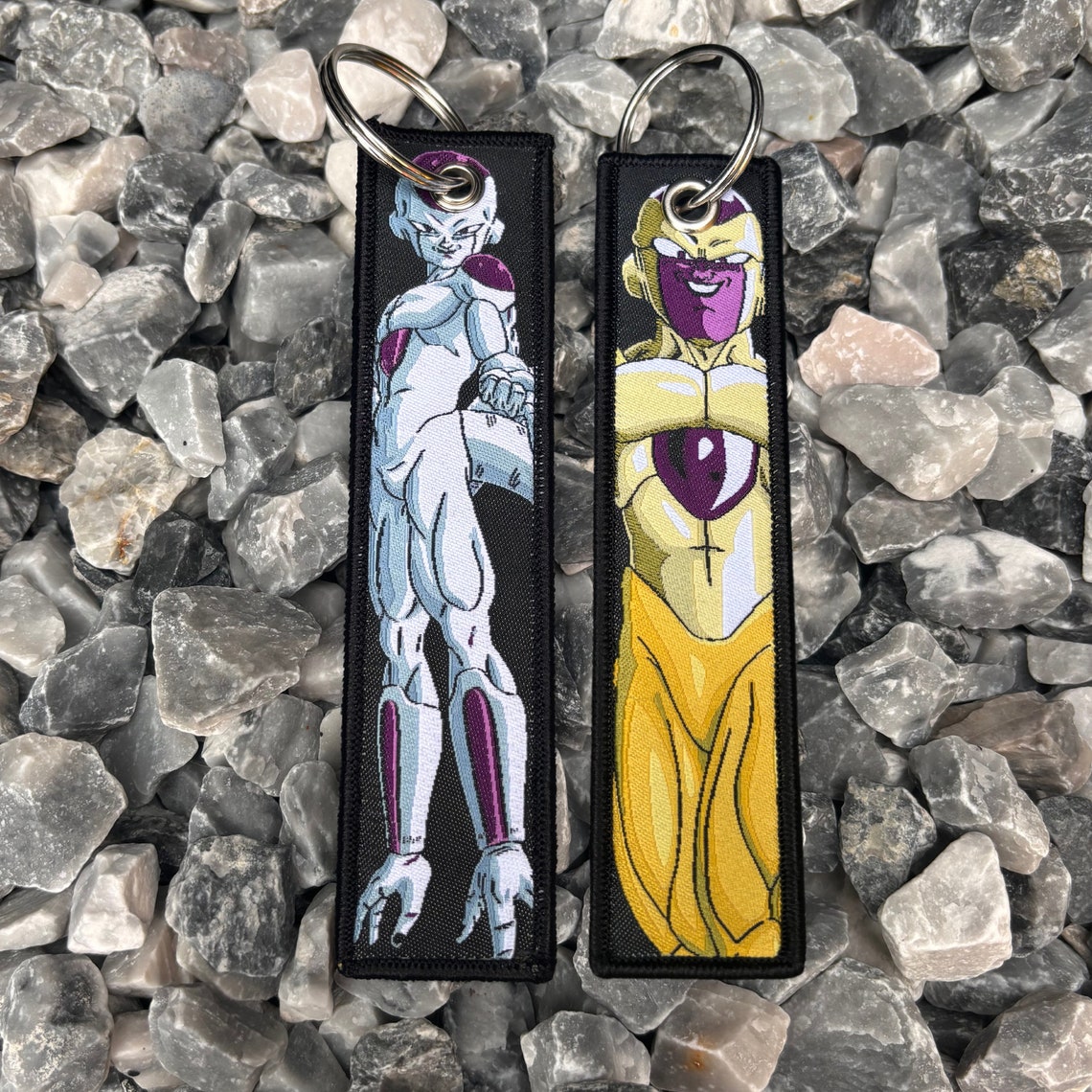 Anime Embroidered Jet Tag Keychain Keyring - Etsy