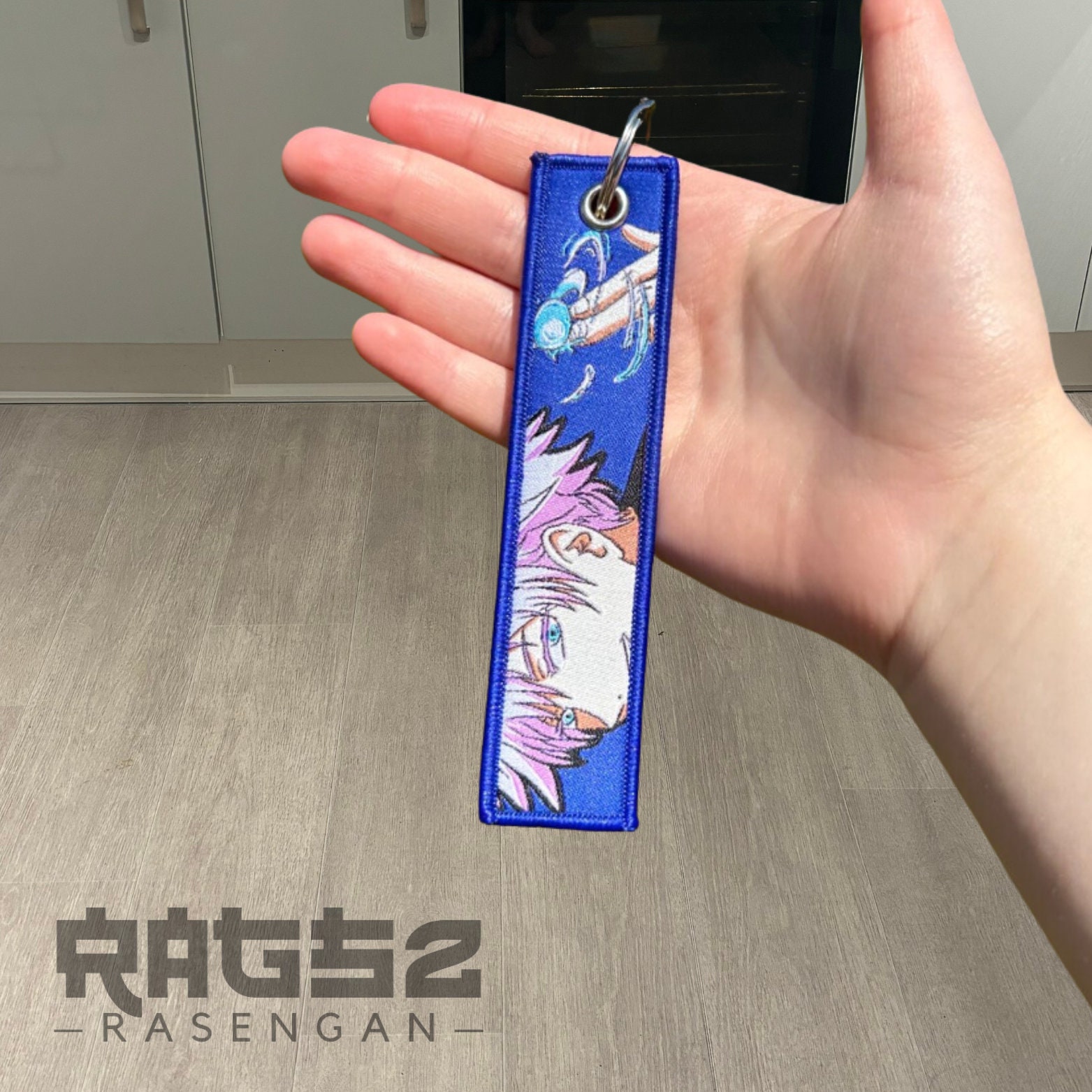 JJK Anime Inspired Satoru Gojo Anime Jet Tag Key Chain Anime Keyring ...