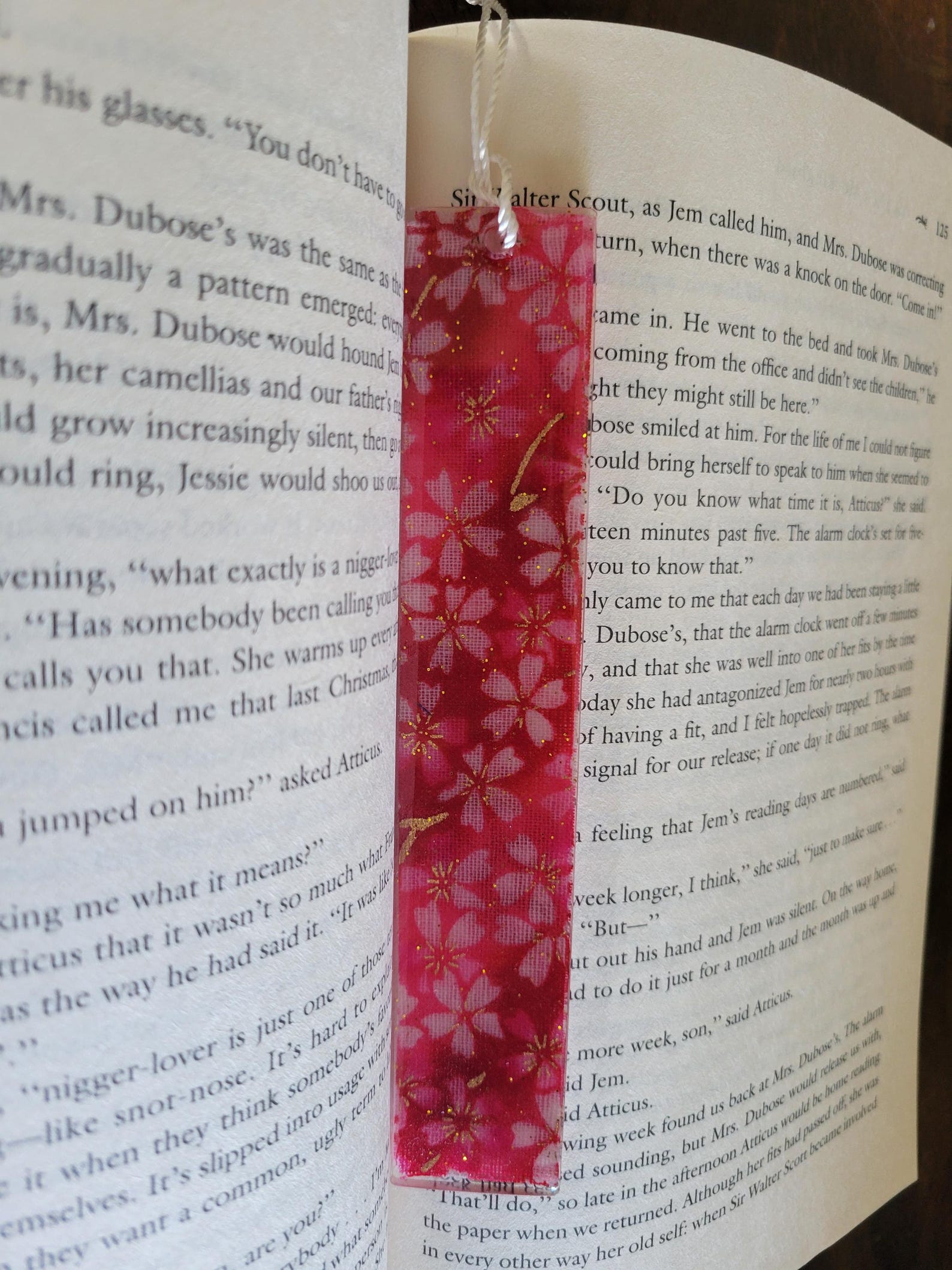 Sakura Kimono Bookmark, Japanese Bookmark, Gift for Book Lovers, Resin ...