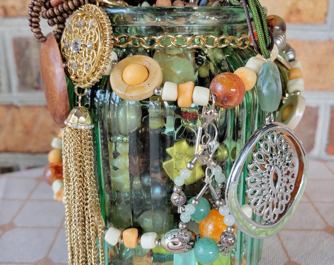 Jewelry Jar, Mystery Jewelry Jar, All Wearable No Junk, Assorted ...