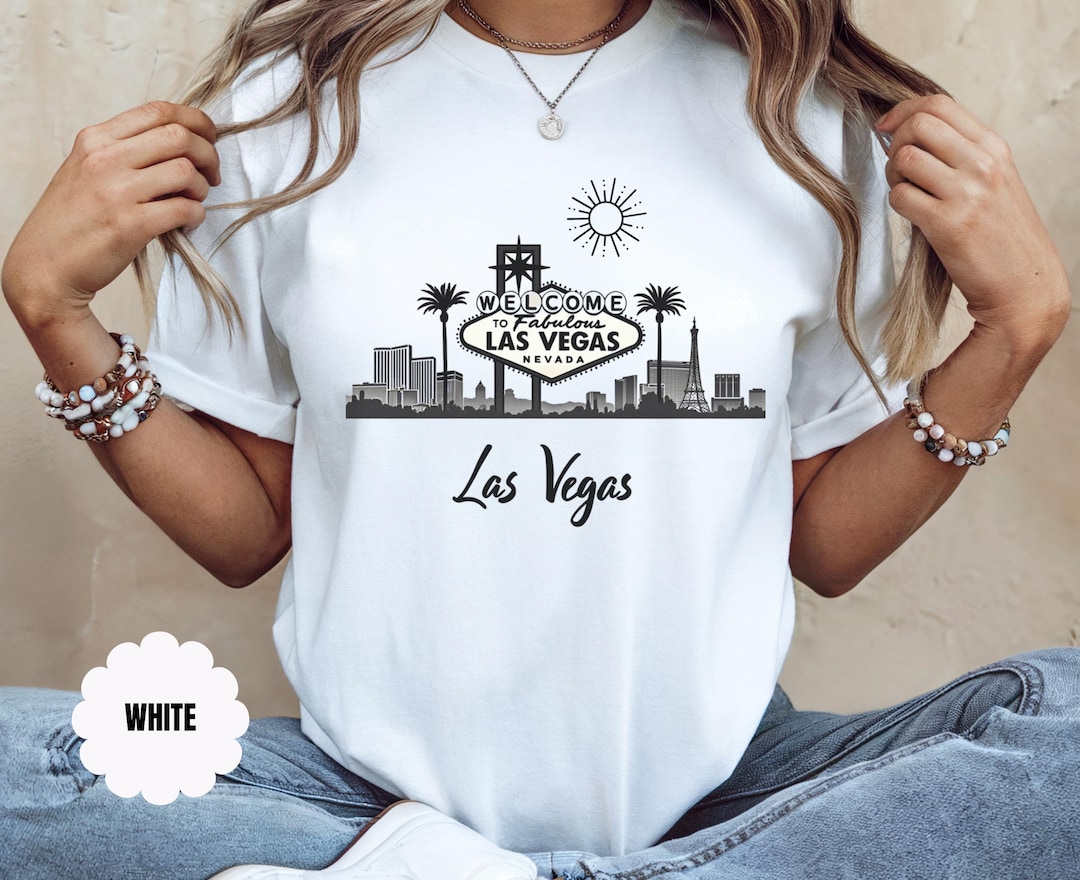 Las Vegas Shirt, Las Vegas Skyline, Minimalist Tee, Vegas Shirt, Las ...
