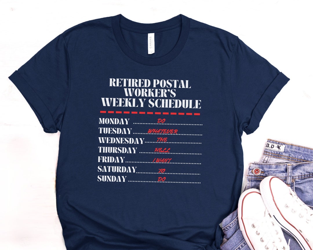 Retired Post Worker Gift, Mailman Shirt, Mail Lady Shirt, Retirement ...