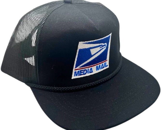 USPS Media Mail 90's Trucker Style Hat - Vinyl Records, Book Rate ...