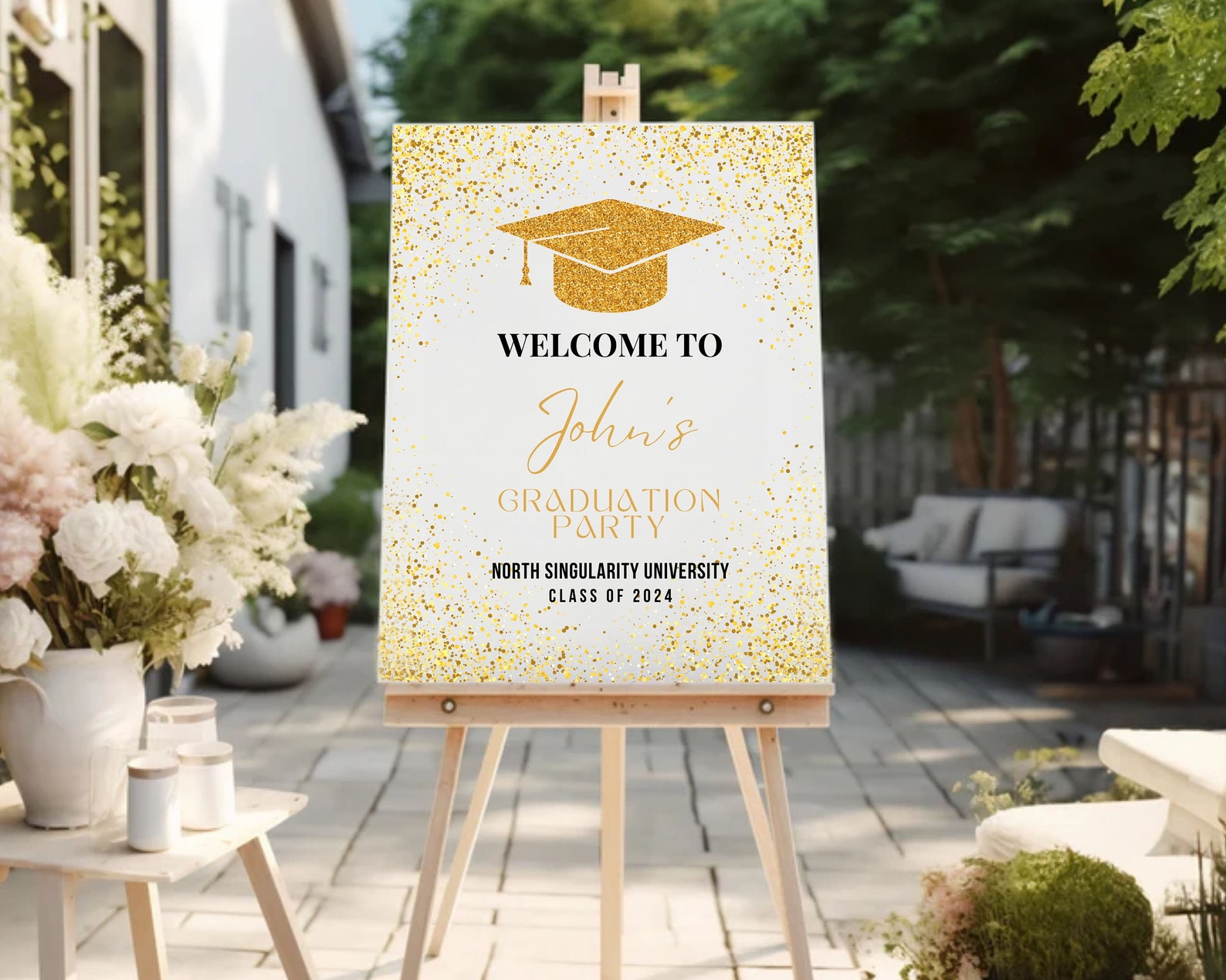 Graduation Welcome Sign, Graduation Poster Download, Graduation ...