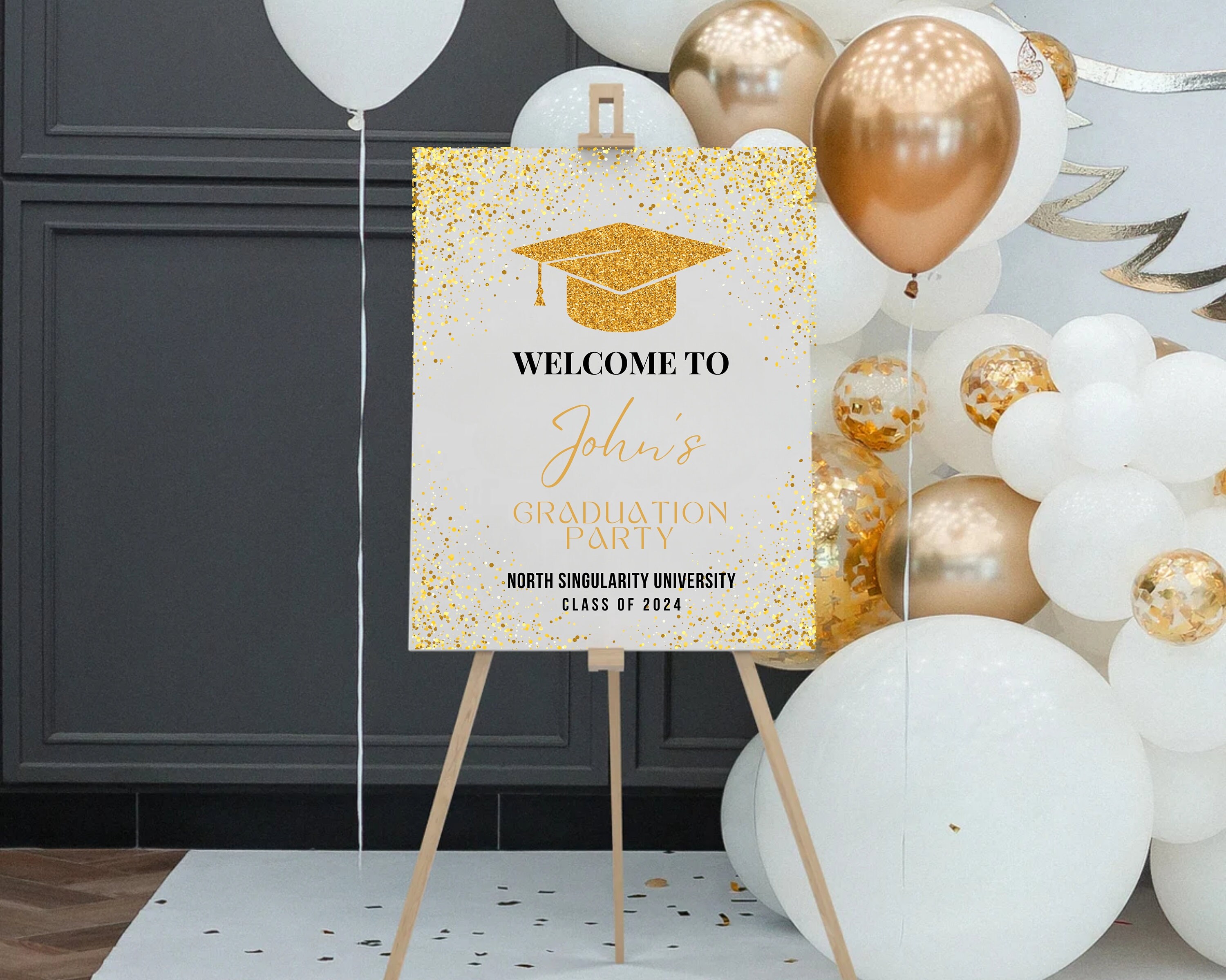 Graduation Welcome Sign, Graduation Poster Download, Graduation ...