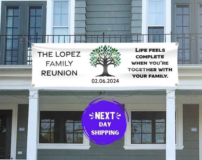 Family Reunion Banner, Family Reunion Decor, Custom Family Reunion ...