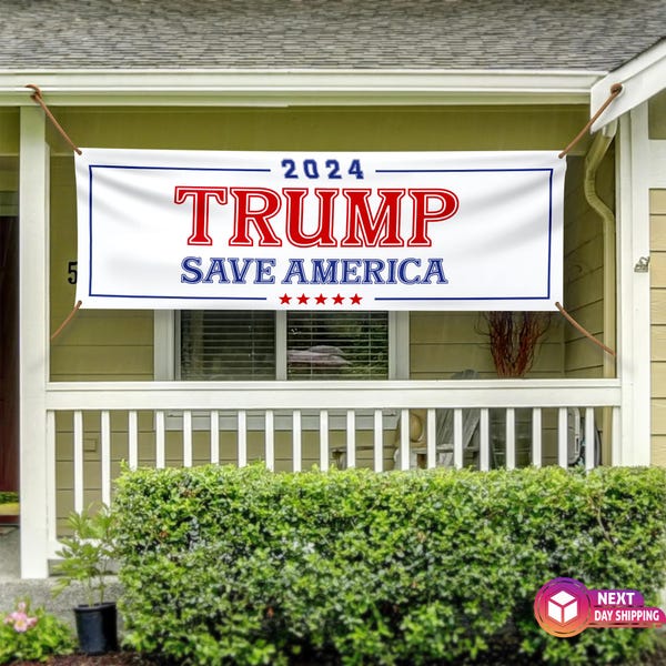 Trump 2024 Vinyl Banners - Etsy