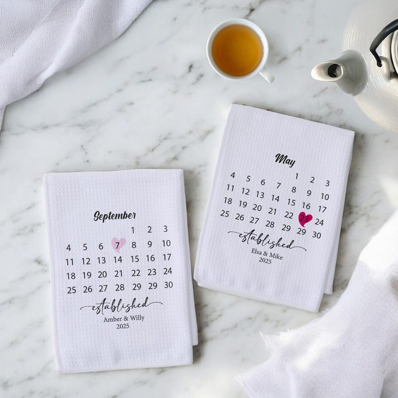 Tea Towel Calendar - Etsy