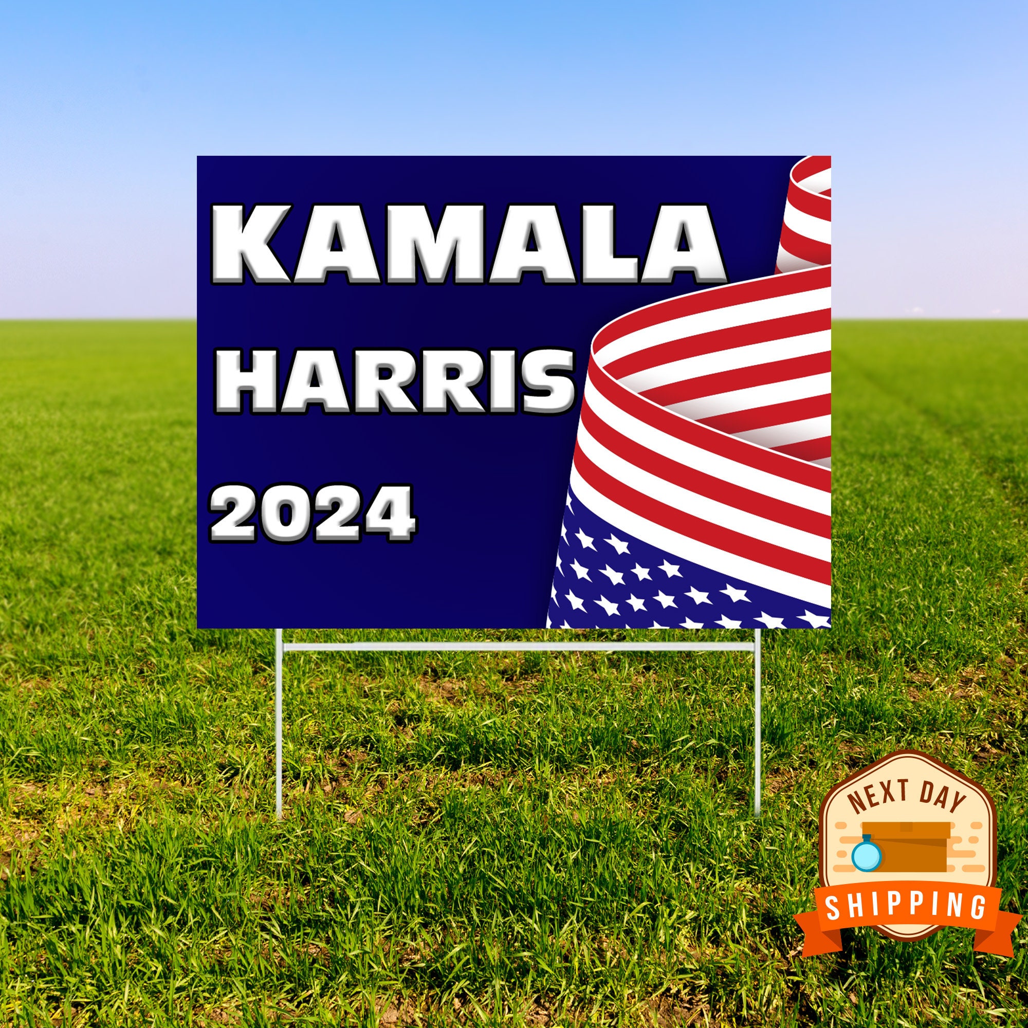 Kamala Harris 2024 Yard Sign, Political Sign, Madam President, Democrat ...