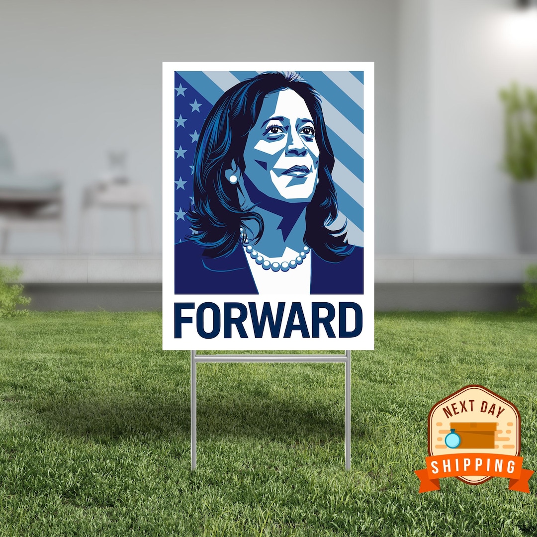 Kamala Harris Yard Sign, Kamala Harris, Democratic Election , Political ...