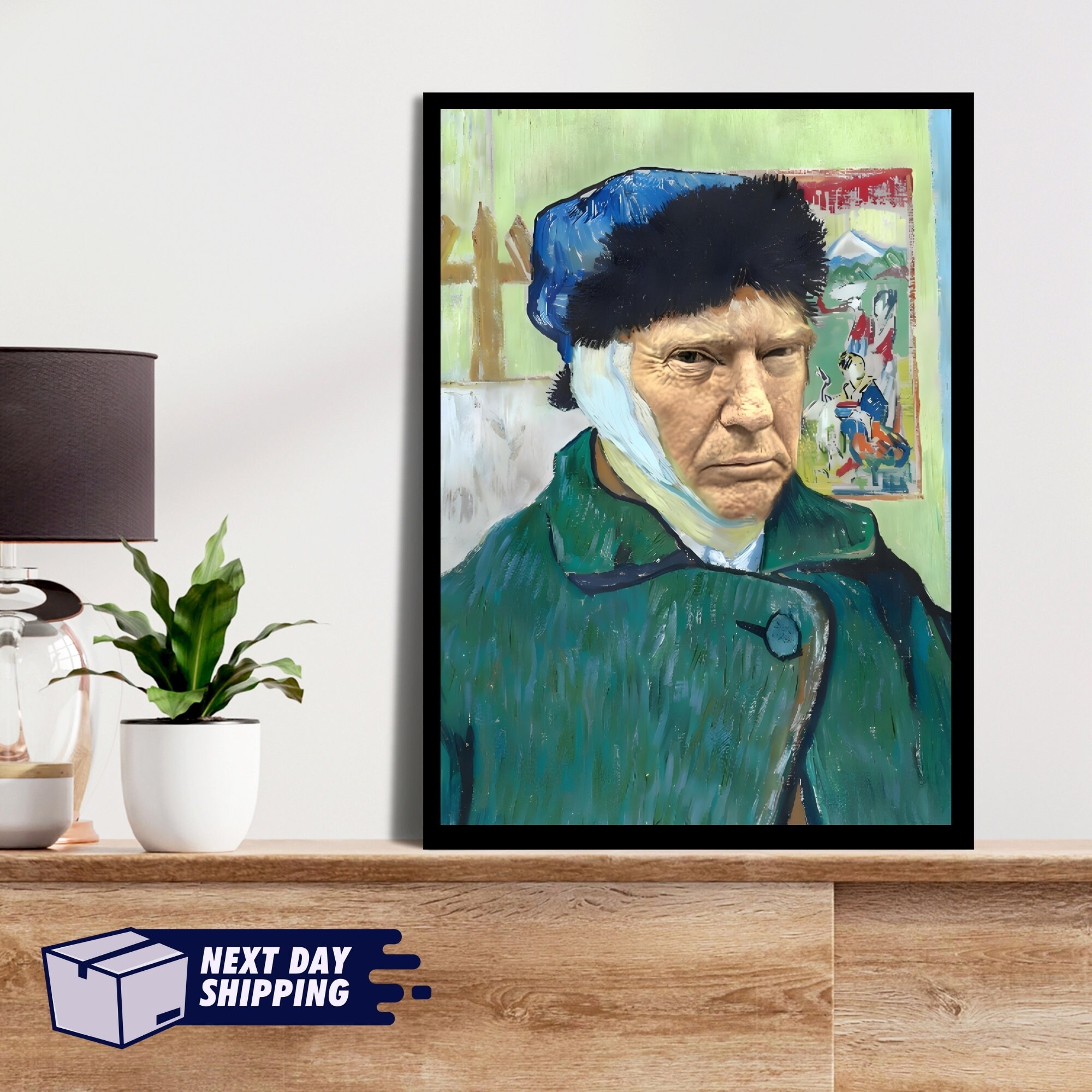 Trump 2024 Van Gogh Living Room Decor, Home Decor, Patriotic Gift ...