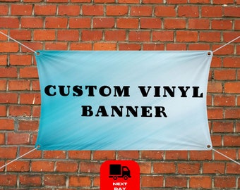 Full Color Custom Vinyl Banners, Custom Size Vinyl Banner, Custom Vinyl ...