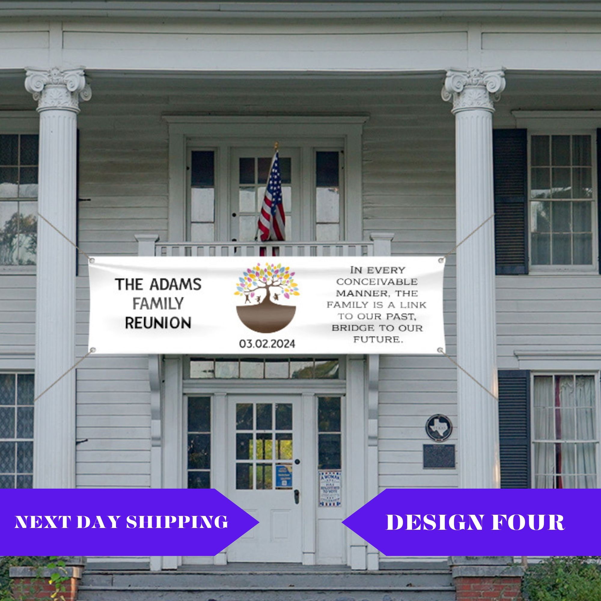 Custom Family Reunion Banner, Family Reunion, Custom Vinyl Banner ...