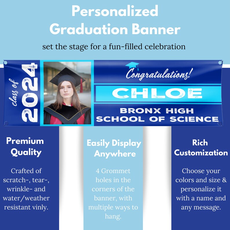 Graduation Banner, Graduation Party Ideas, Graduation Gift, Graduation ...