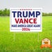 Trump Vance Yard Sign, Donald Trump, Yard Signs, Vote Trump, Election ...