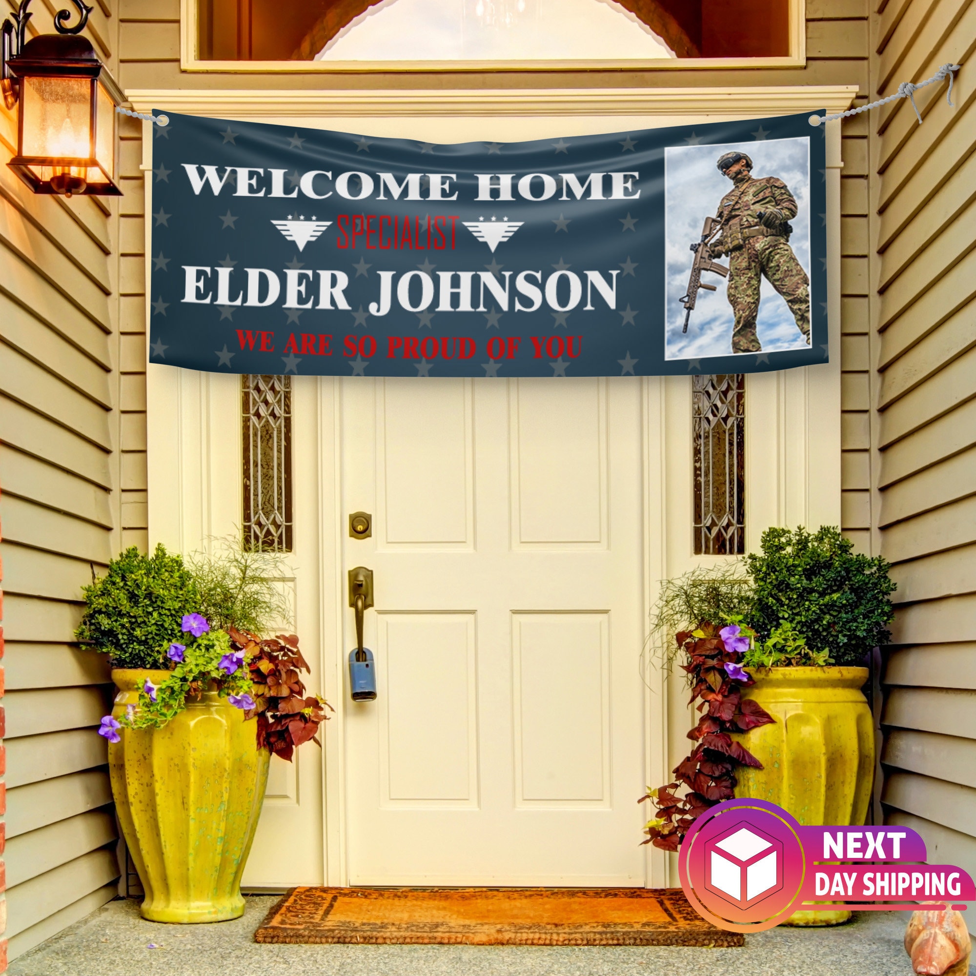 Welcome Home Banner, Welcome Back Party, Custom Vinyl Banner ...