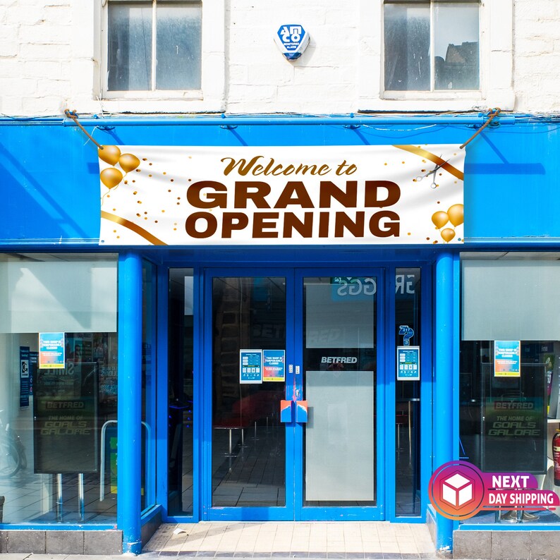 Welcome to Grand Opening Banner, Opening Banner, Custom Banner, Opening ...