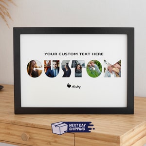 Custom Photo Collage, Personalized Text Photo Collage, DIY Canva ...