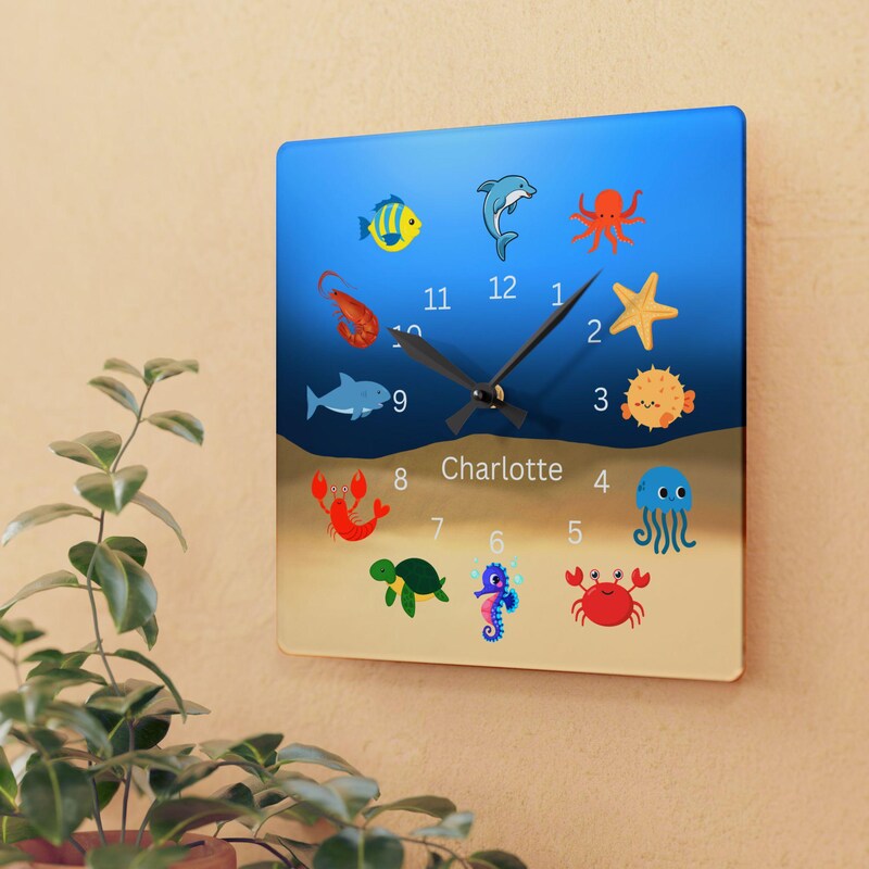 Children Wall Clock - Etsy