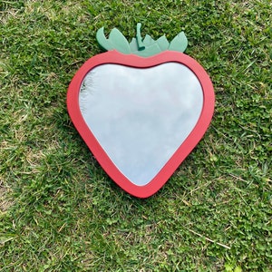 Strawberry Mirror Wall Mirrors Kids Room Wall Mirror Kitchen Wall ...