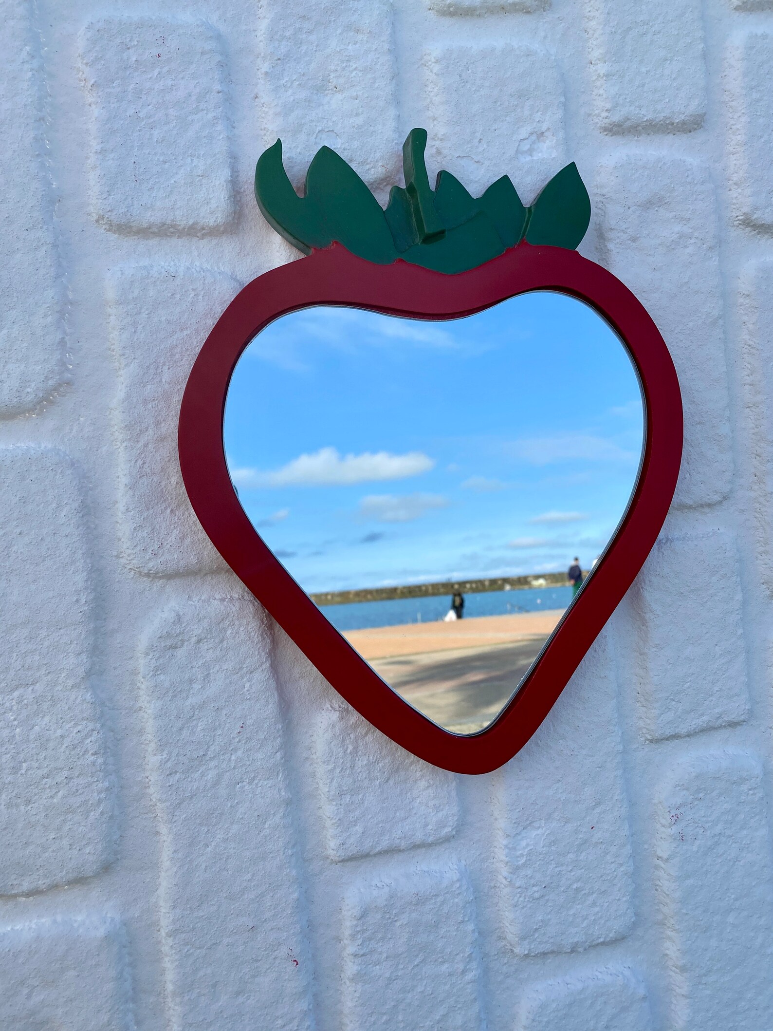 Strawberry Mirror Wall Mirrors Kids Room Wall Mirror Kitchen Wall ...