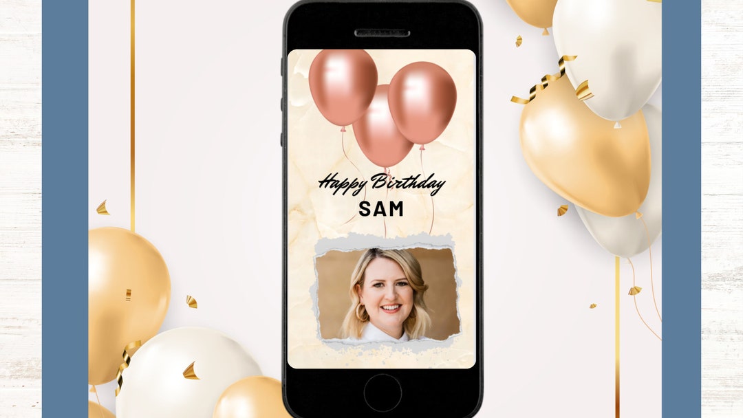 Digital Birthday Custom Ecard Instant Download Birthday Wishes ...