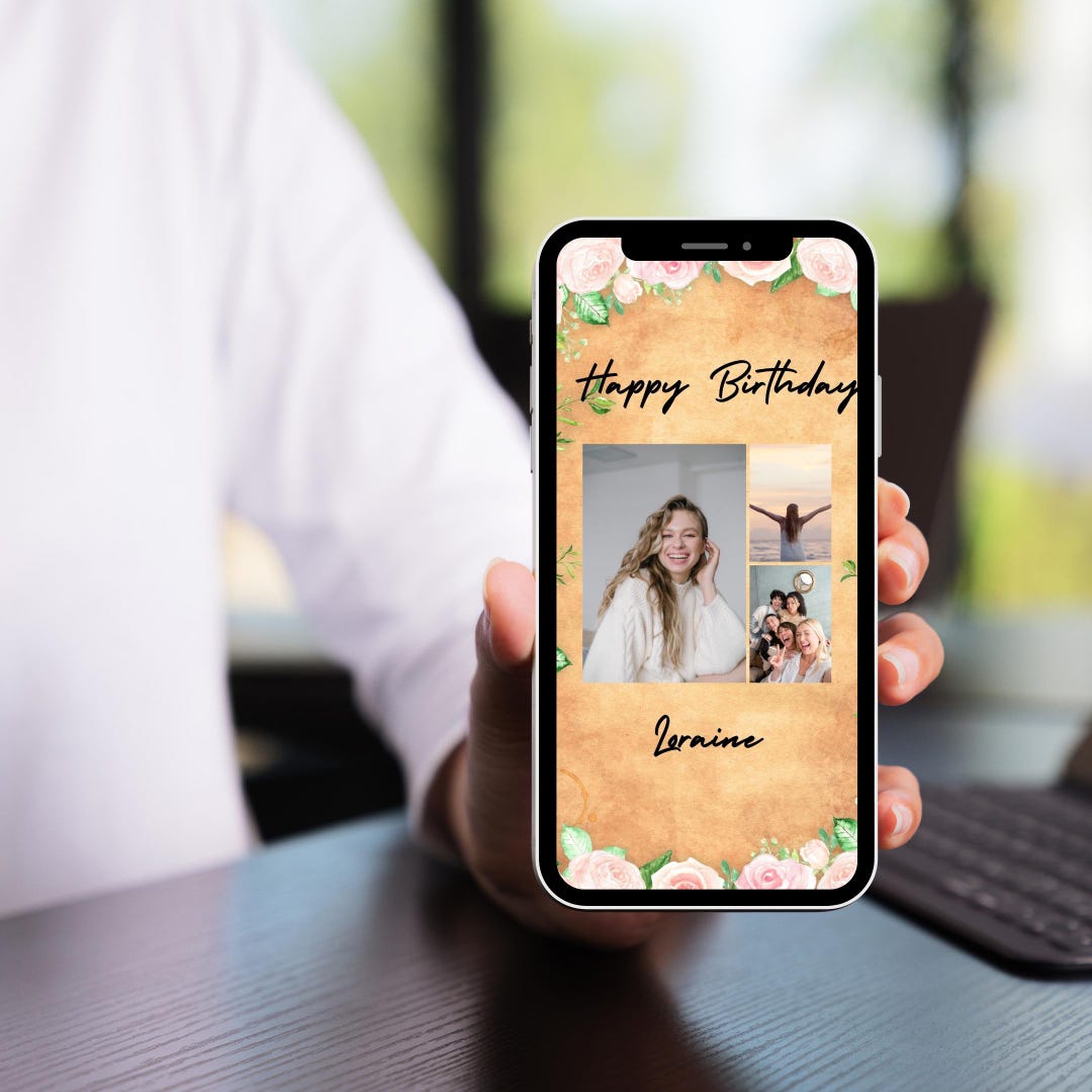 Animated Ecard Custom Digital Birthday Whimsical Card Daughter Card ...