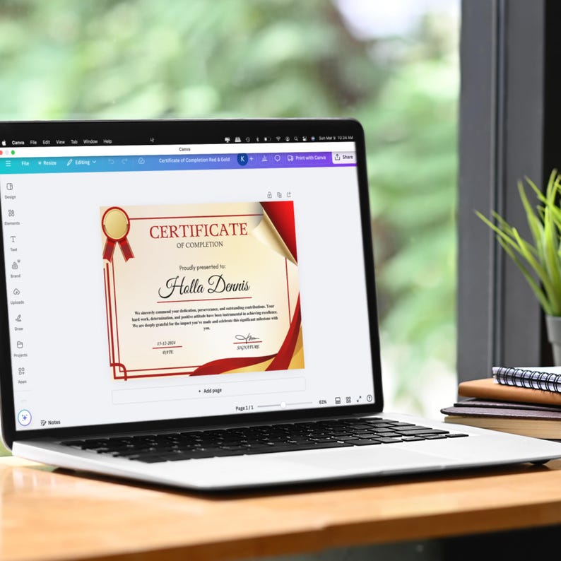 Personalized Completion Certificate for Training Custom Award ...