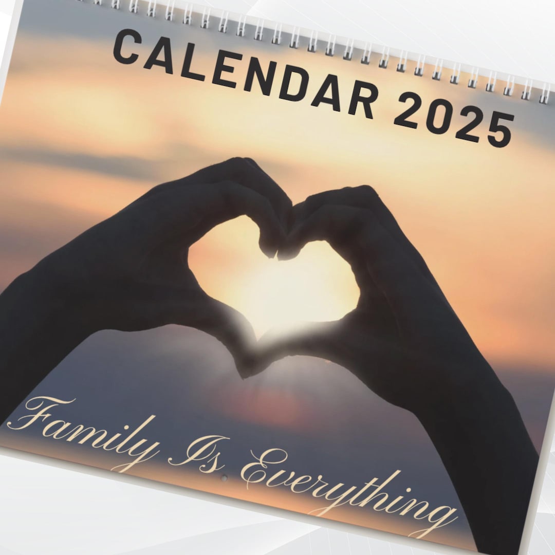 Personalized Family Calendar With Photos Custom Wall Calendar for ...