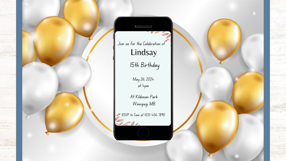 Stylish Virtual Party Invitations: Trendy E-invites for Online ...