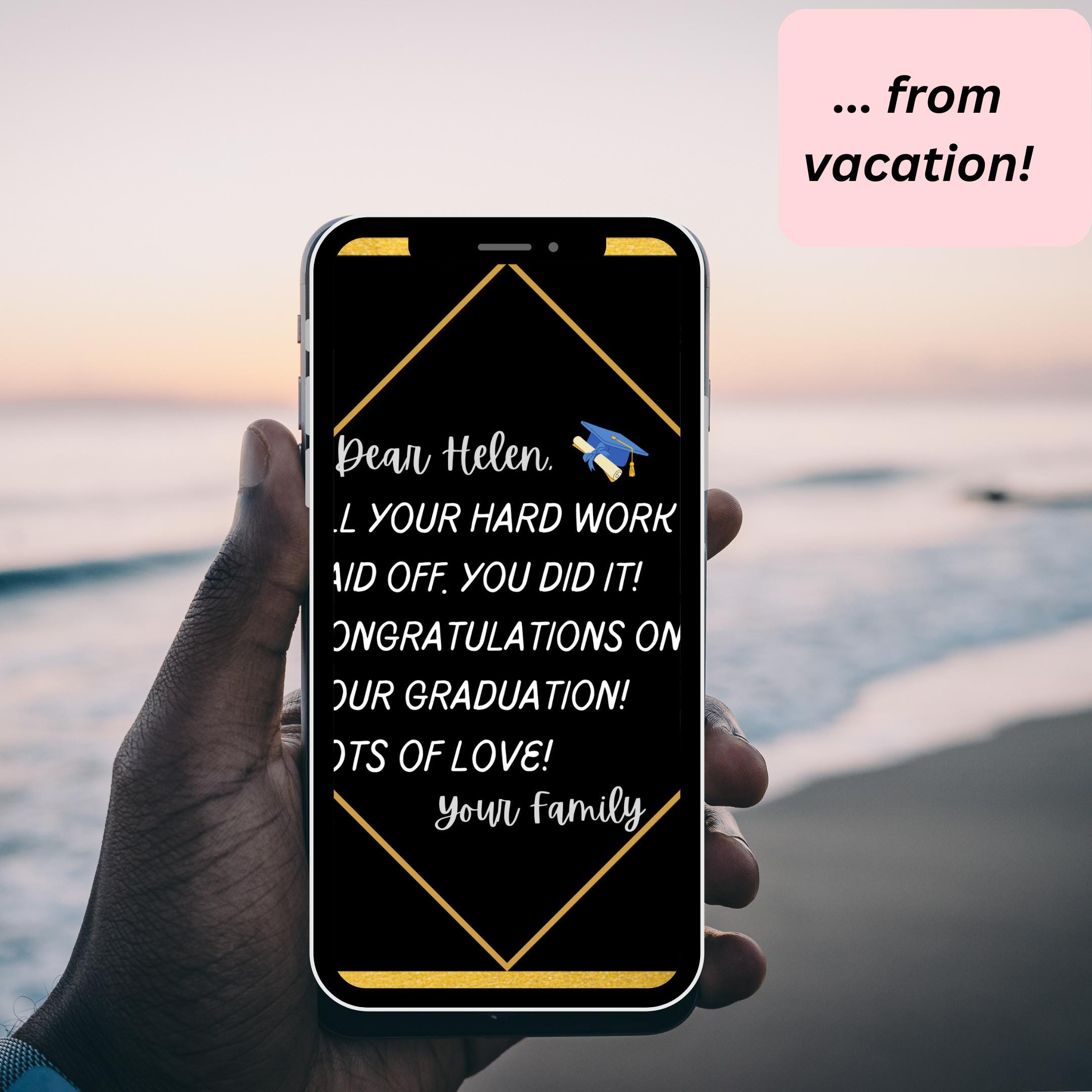 2025 Custom Graduation Ecard Grad Celebration Greeting Student Congrats ...