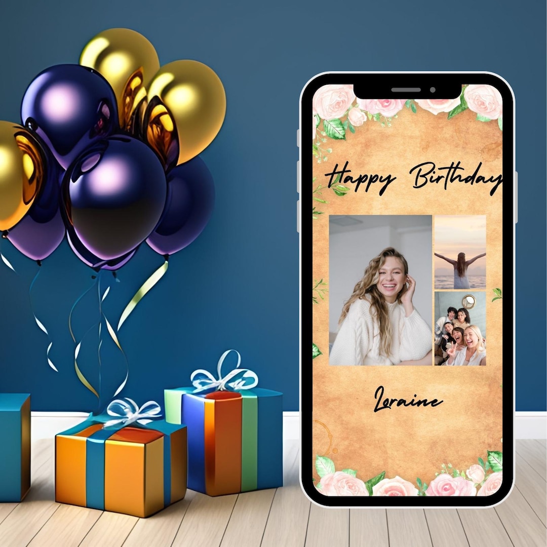 Animated E-card Custom E-card Digital Birthday Whimsical Card Daughter ...