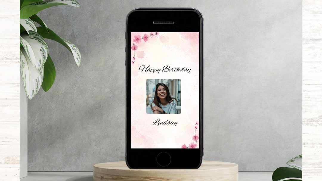 Digital Birthday Greeting: Delightful Animated E-card Design - Etsy