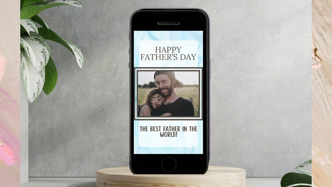 Father's Day E-card Template - Etsy