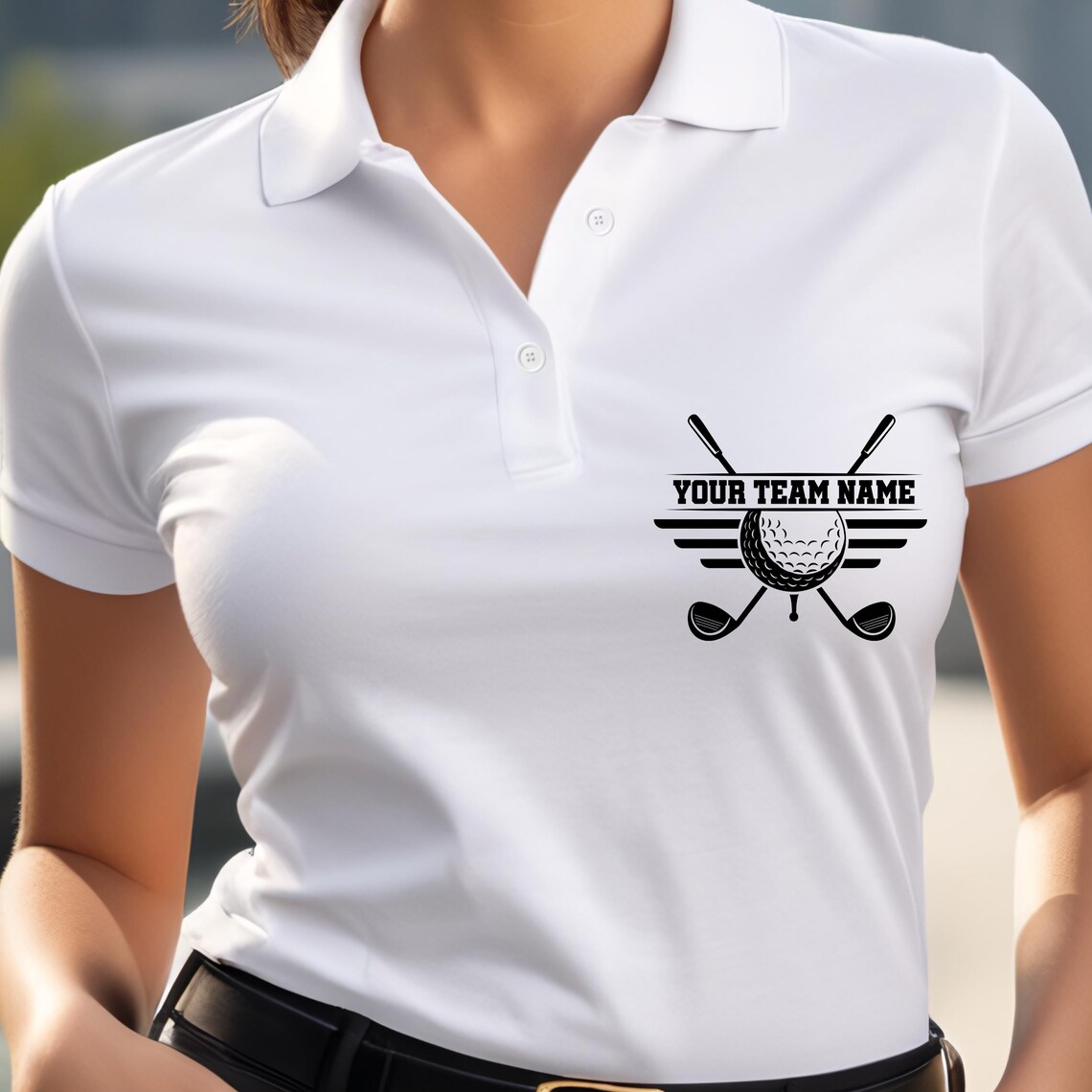 Custom Golf Team Polo Shirt – Personalized Logo Dry Fit Performance ...