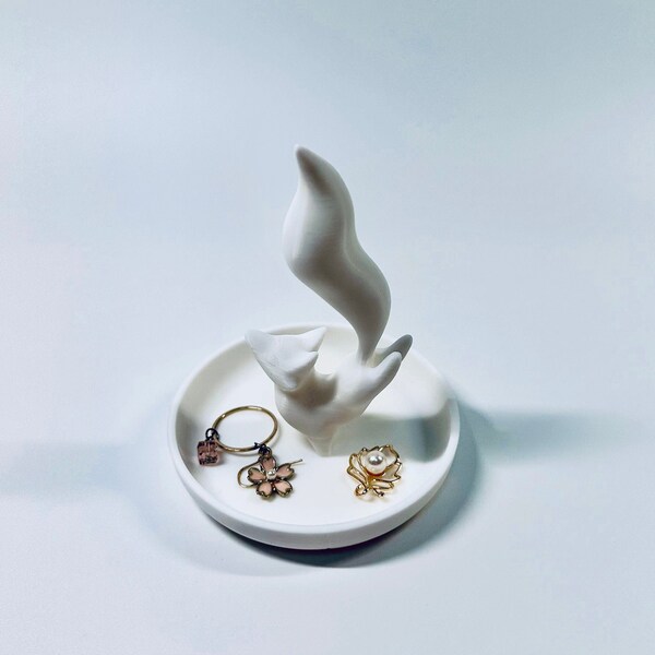 Trinket Dish With Fox - Etsy