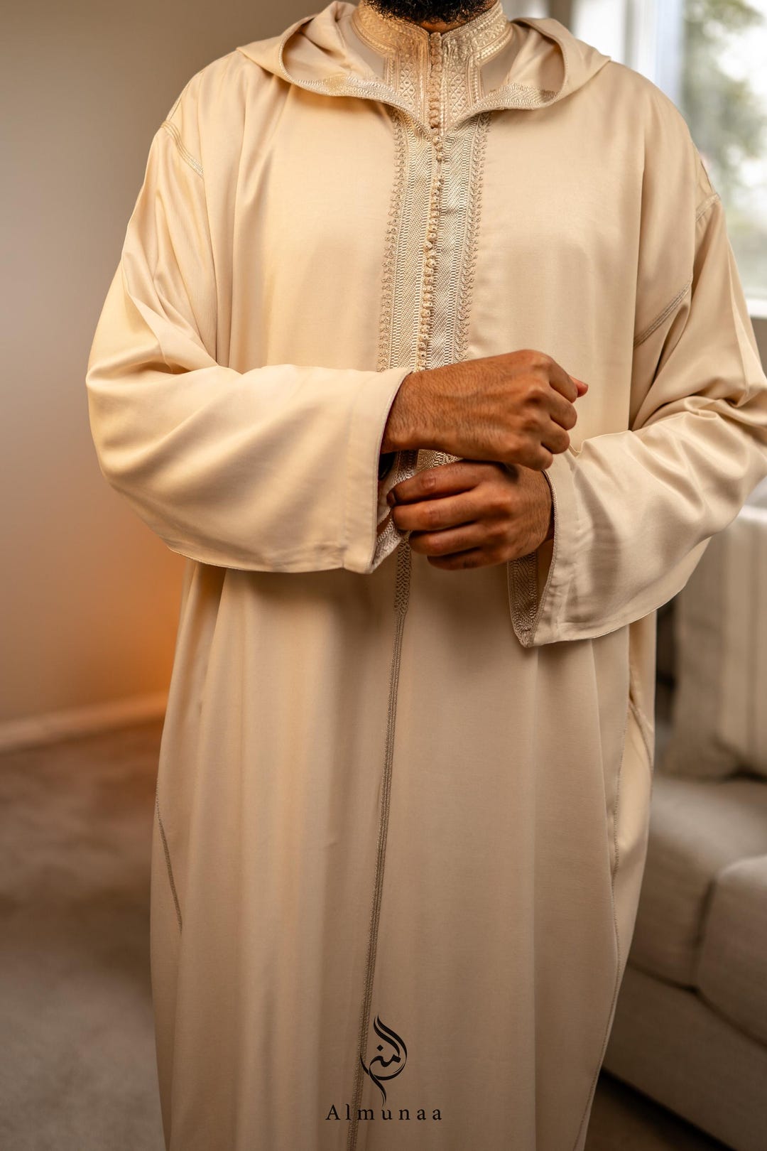 Hooded Jellaba + Jabador Outfit for Men - Discovery the Elegance of the ...