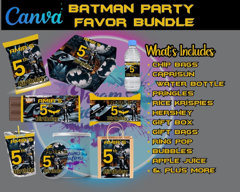 Bat Party Favor Bundle - Etsy