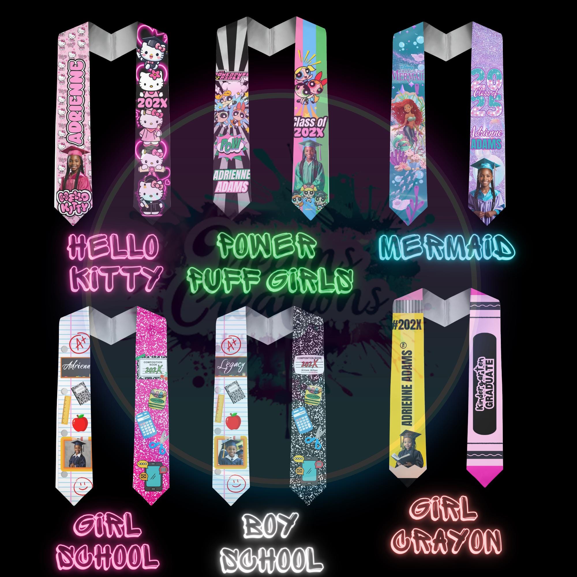 Kids Graduation Stoles 50' - Etsy