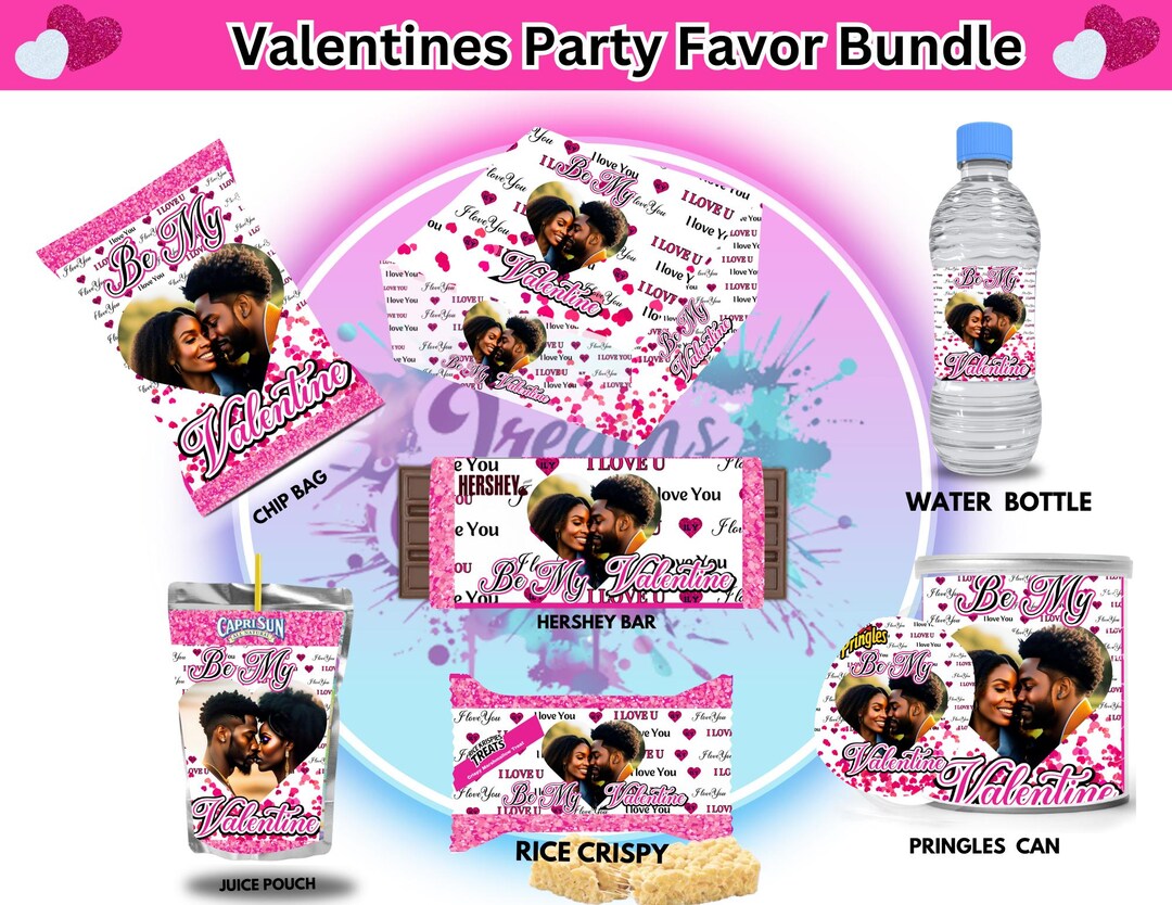 Pink Valentine's Day Party Favor Bundle - Etsy