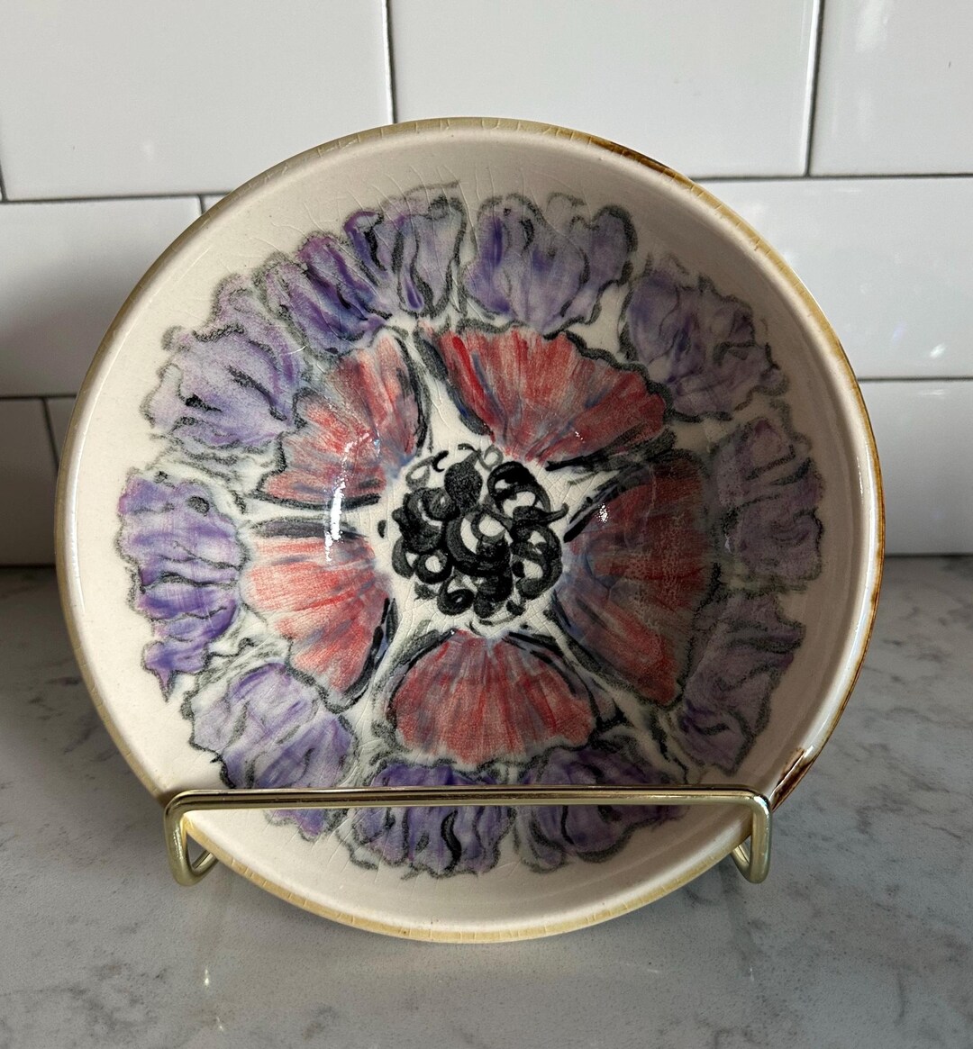 Vintage Blue Sky Pottery Bowl Dish - Etsy