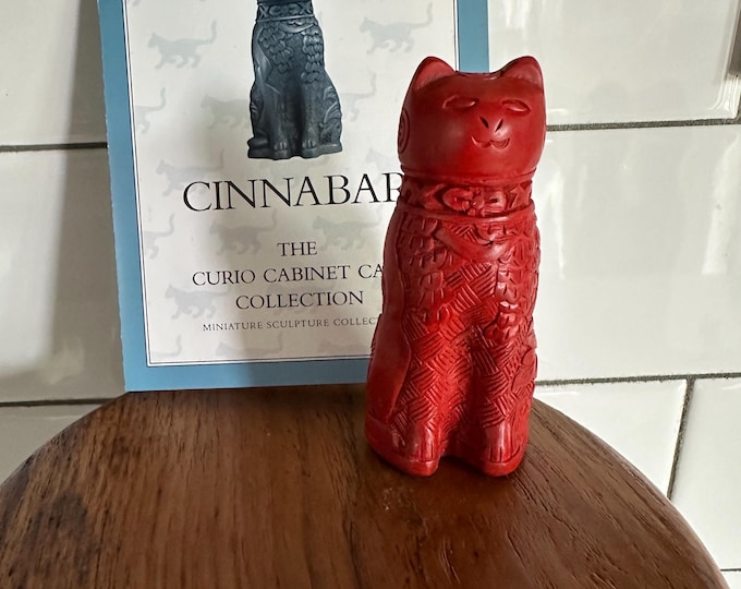 The Franklin Mint IMARI Curio Cabinet Cats - Etsy