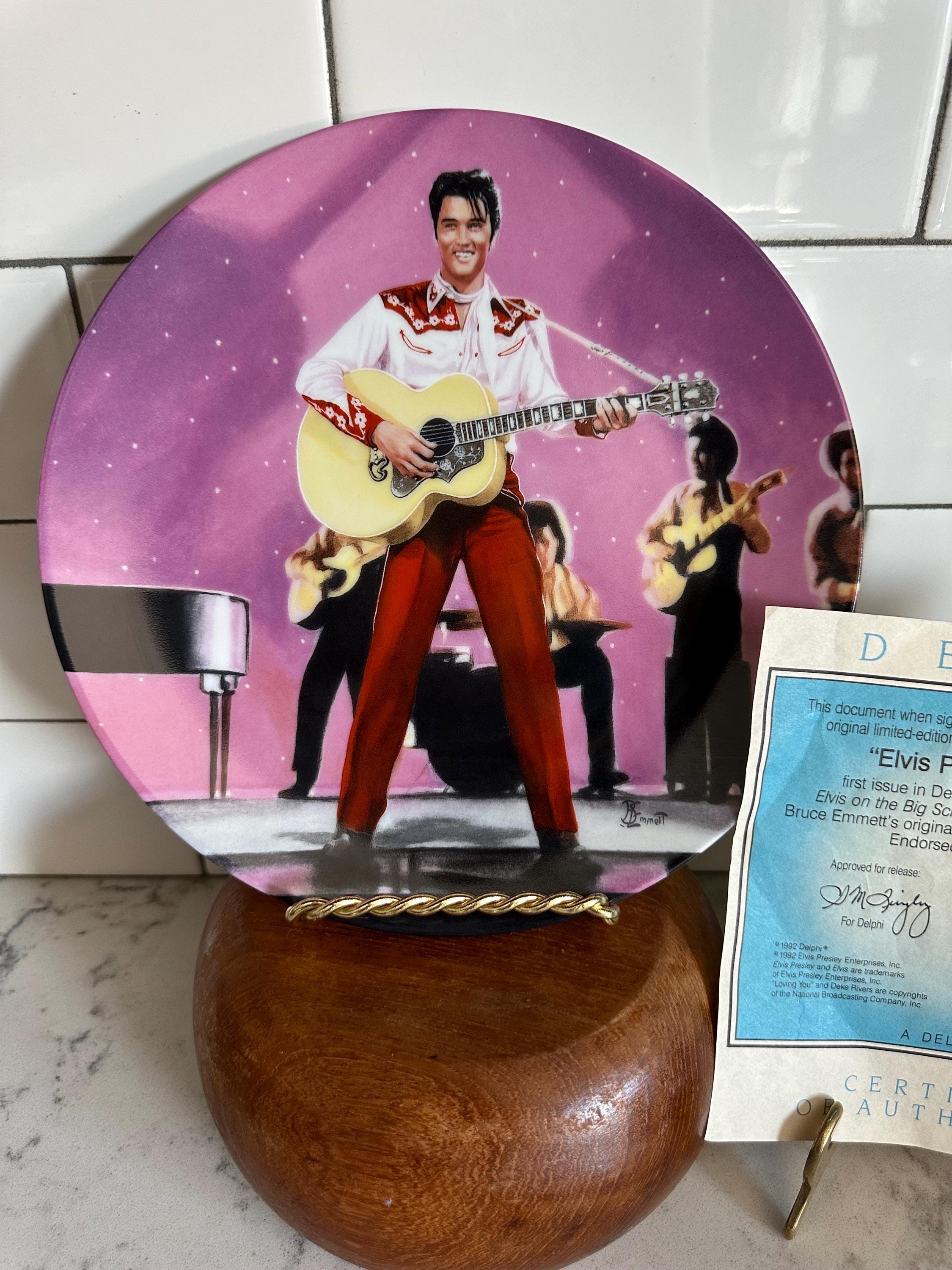 Elvis Presley 1989 Delphi - Bruce Emmett Collector Plate- Loving You - Etsy