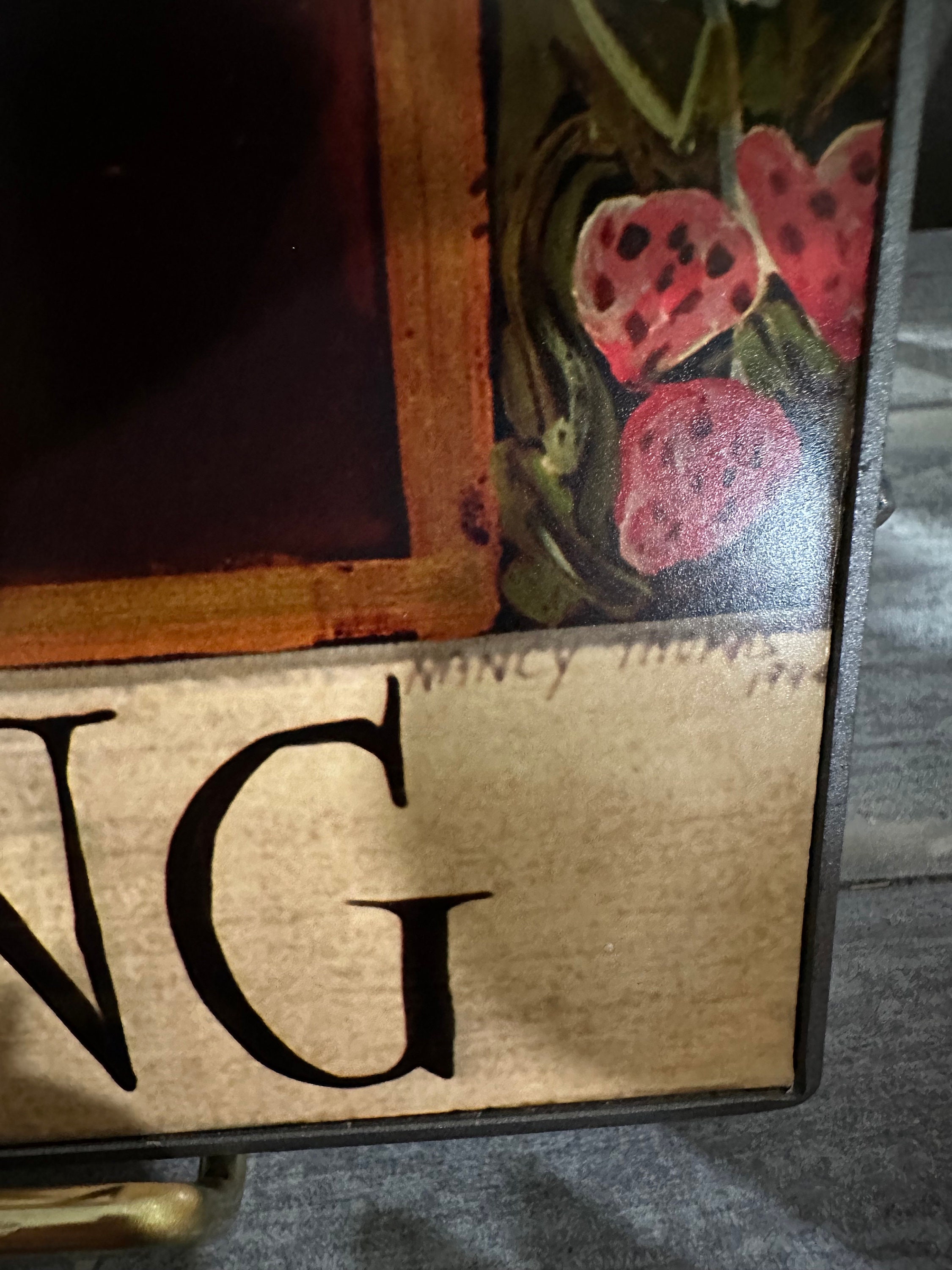 Vintage Nancy Thomas SPRING Wall Art Plaque - Etsy