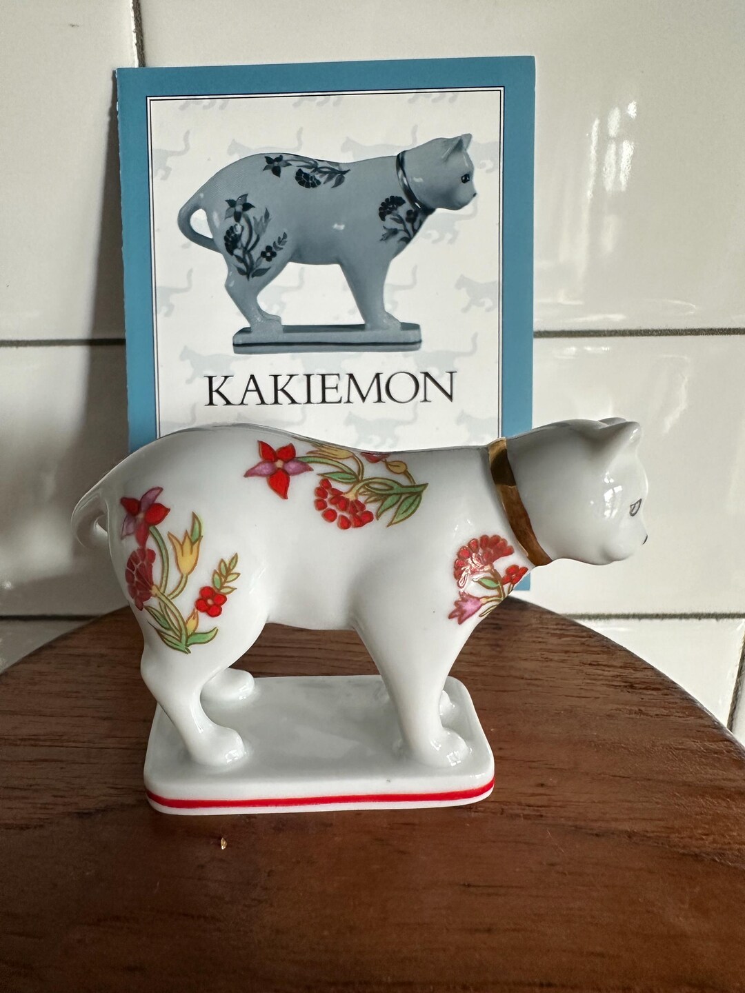 Vintage Franklin Mint Kakiemon Cat Figure From the Curio Cabinet Cats ...