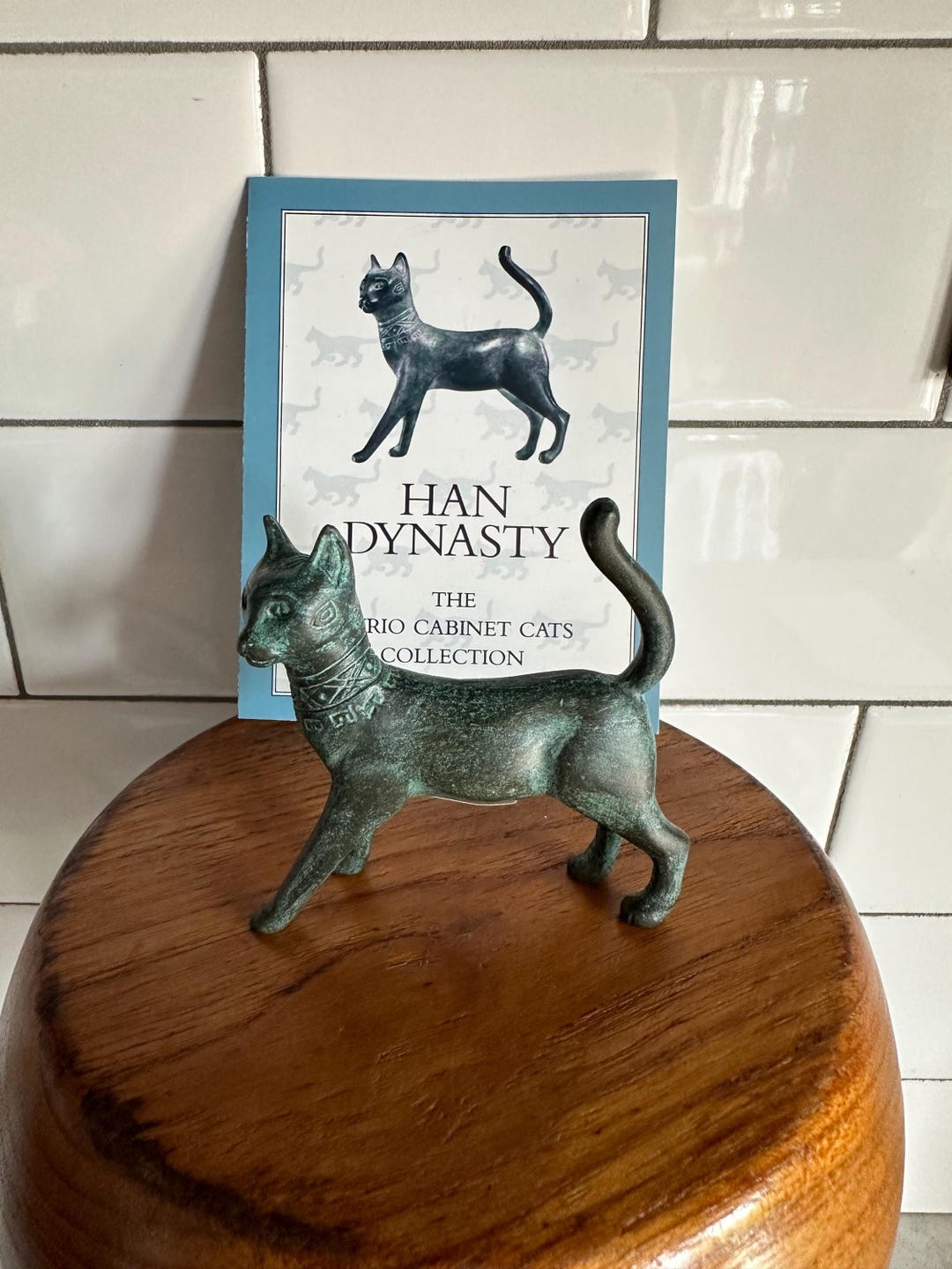 Vintage Franklin Mint Han Dynasty Cat Figure From the Curio Cabinet ...