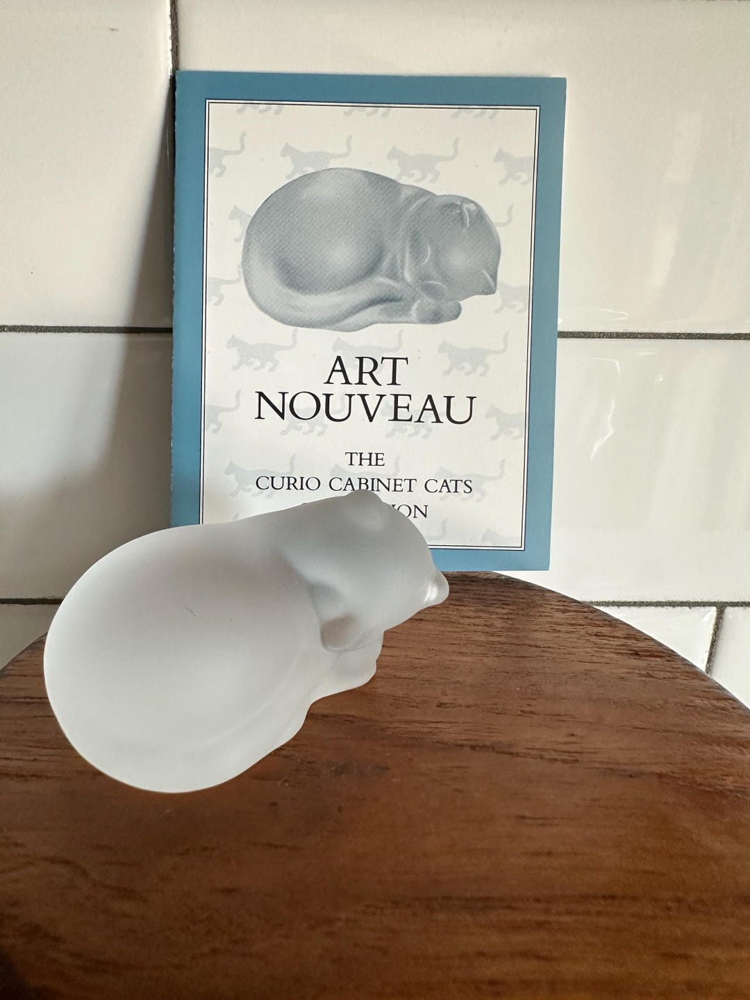 Vintage Franklin Mint Art Nouveau Cat Figure From the Curio Cabinet ...