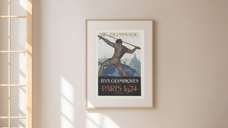 Paris Olympics 1924 Printable Wall Art. Instant Digital Download of ... Paris Olympics 1924 Printable Wall Art. Instant Digital Download of ...