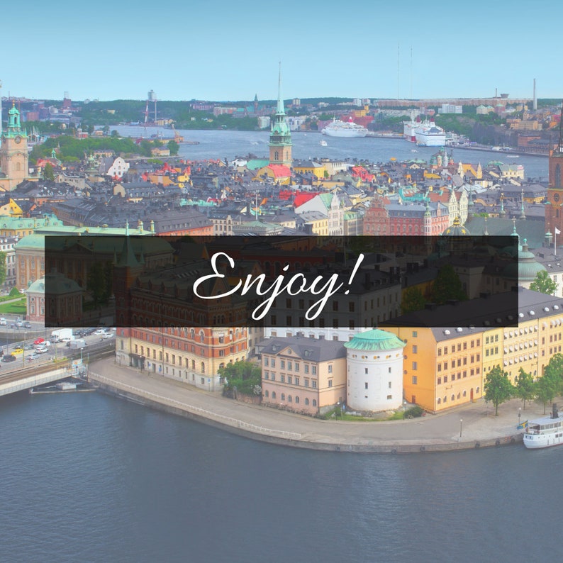 Stockholm Boarding Pass Template, Surprise Ticket for Partner, Canva ...