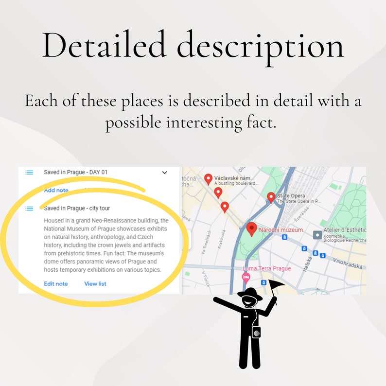 Prague City Map Guide and 3 Days Itinerary, Digital Planner Bundle for Your Trip to the Czech ...